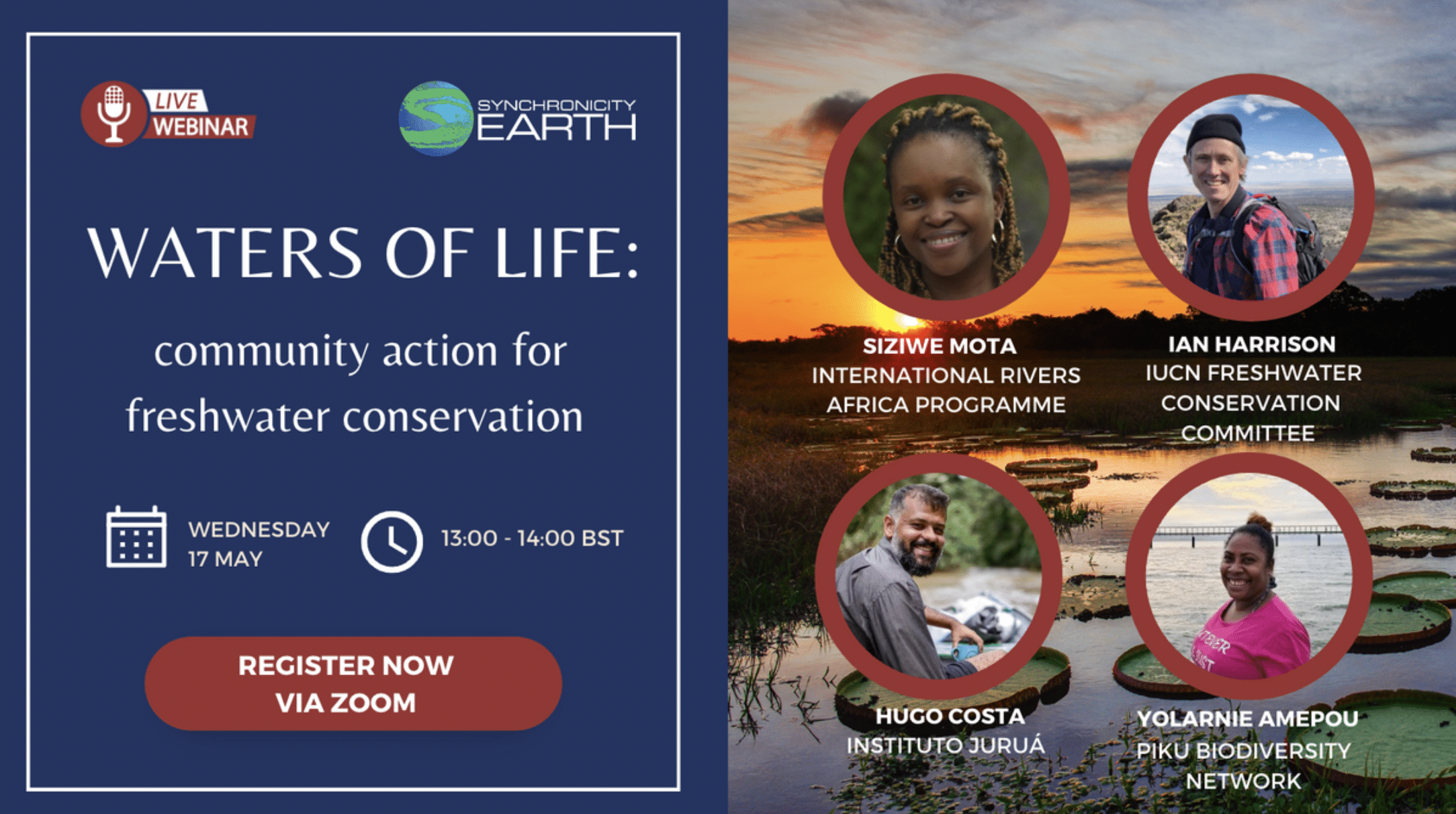 Waters of life: community action for freshwater conservation ...